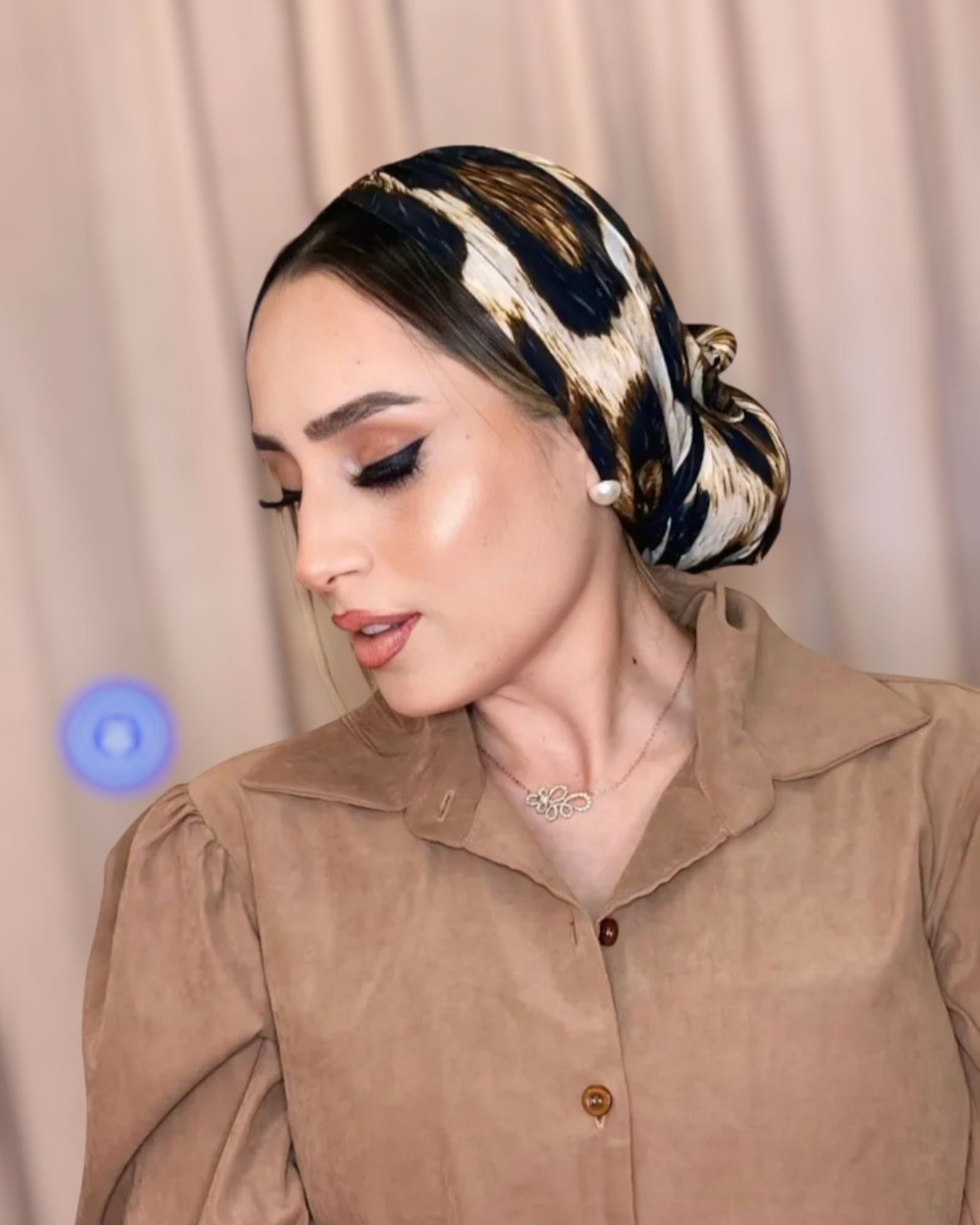 Avigail Lahiani Leopard Print Pretied Turban – Keter Hayofi Mitpachot